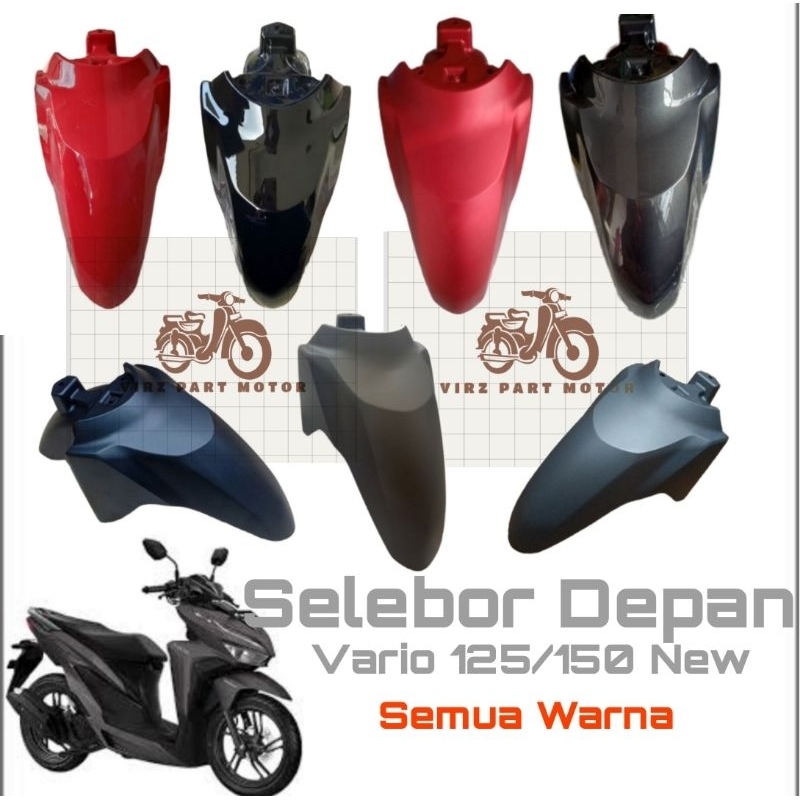 Jual Slebor Selebor Spakbor Depan Honda Vario 125 150 Led New Bahan Asli 2018 2019 2020 2021 ...
