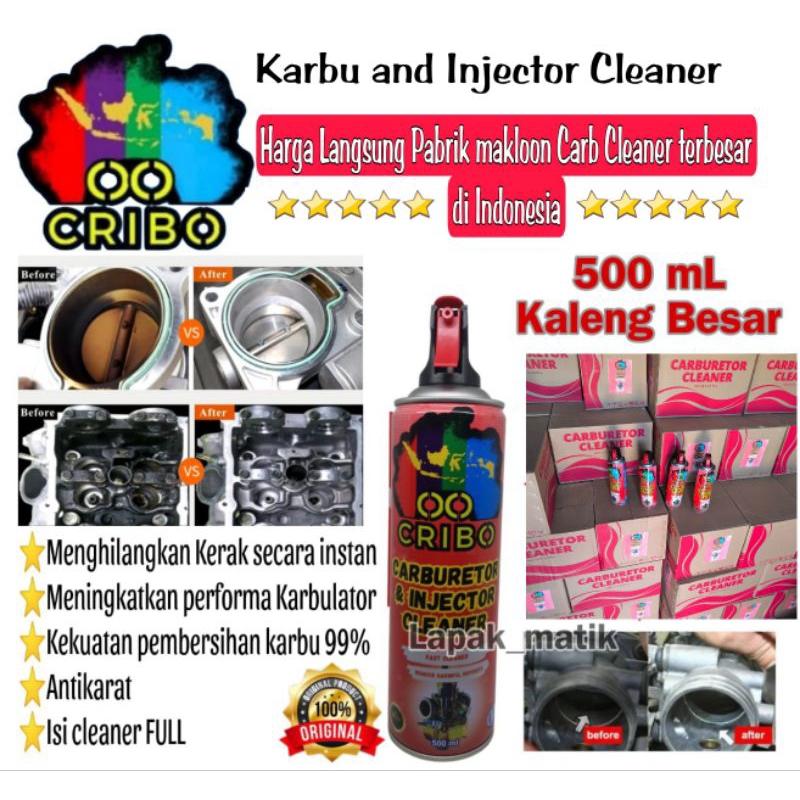 Jual Pembersih Karburator Carbu Cleaner Injektor CRIBO untuk Motor dan ...