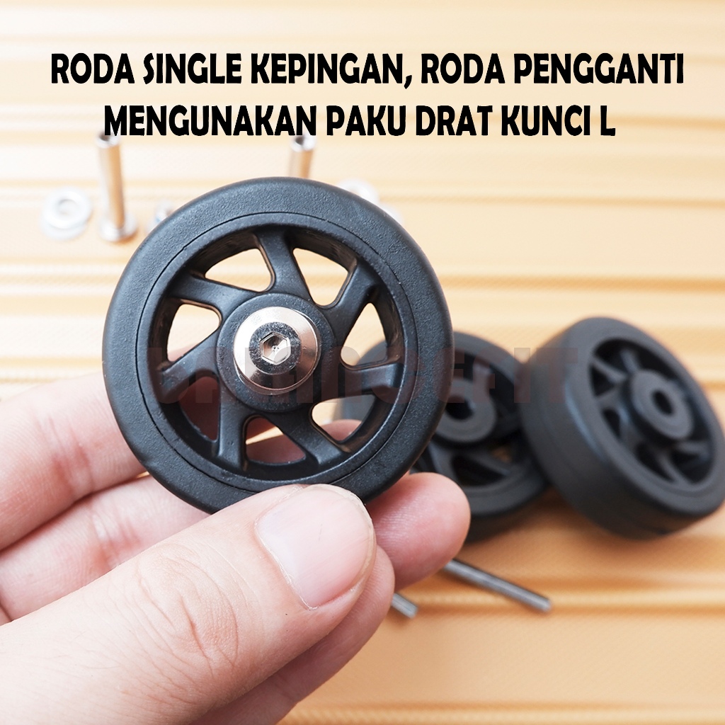 Jual RODA KOPER PENGGANTI 49MM MOTIF KINCIR | RODA SINGLE | FREE BAUT ...