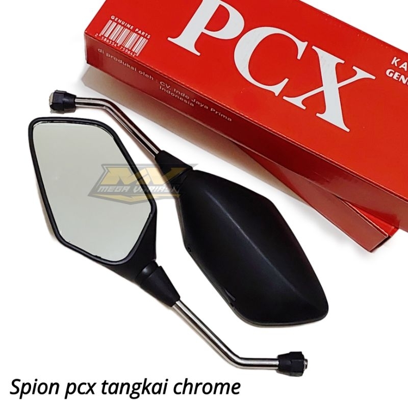 Jual KACA SPION MOTOR PCX SPION STANDAR MODEL PCX TANGKAI CHROME COCOK ...