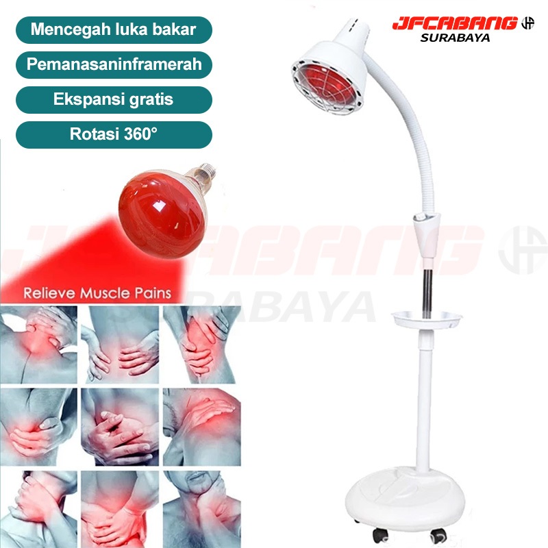 Jual Lampu Terapi Fisioterapi Infrared 275 Watt 2Kepala,Alat Kecantikan ...