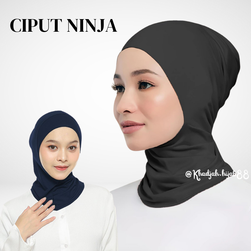 Jual Ciput Ninja Inner Antem Kaos Dalaman Hijab Premium Ciput Anti ...