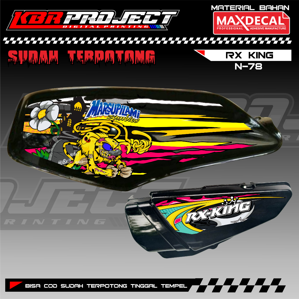 Jual RX KING STIKER STRIPING PREMIUM MOTOR KEREN LIS VARIASI RX KING ...