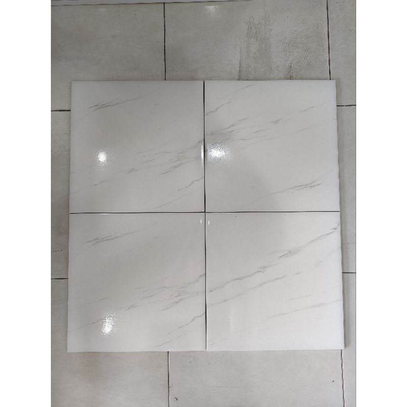 Jual keramik asia tile 40x40 vicenza grey, valencia cream kualitas ...