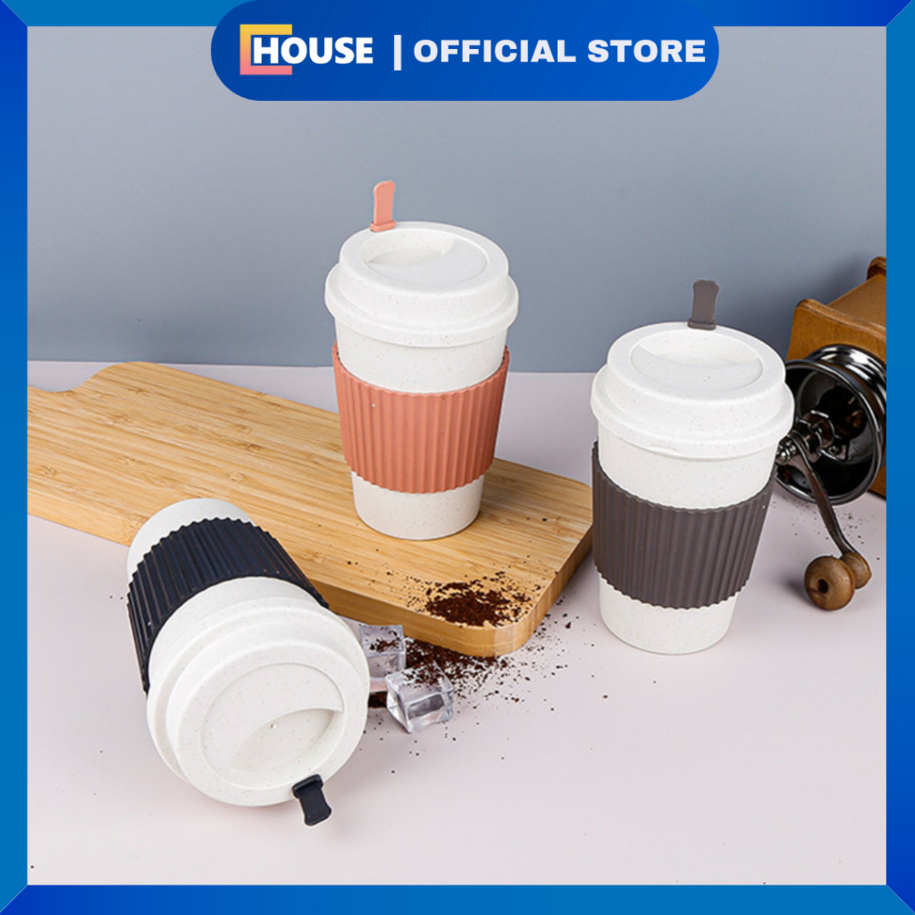 Jual U HOUSE Wheat Straw Mug Kopi / Mug Praktis / Mug Minuman Dingin ...