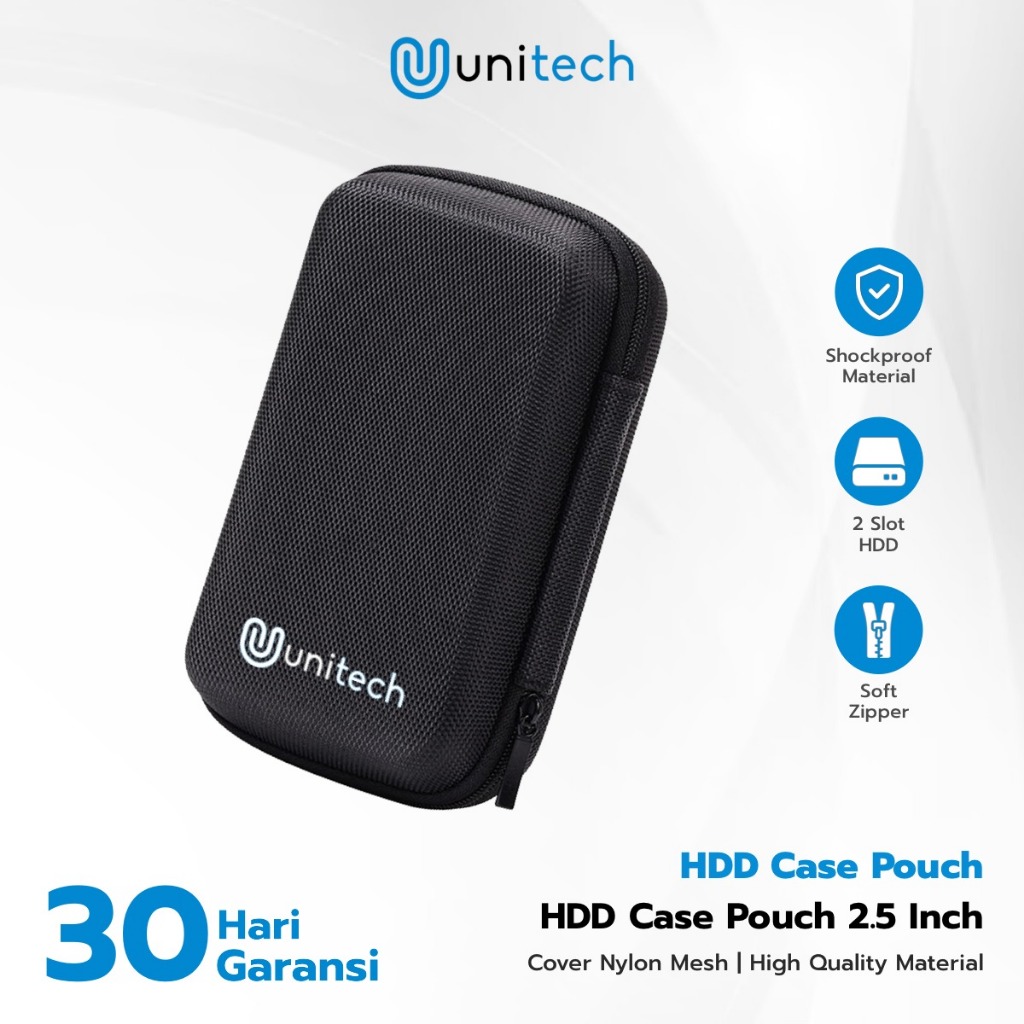 Jual Hardcase HDD Case 2.5 inch Case Multifungsi Zipper | Case HDD ...