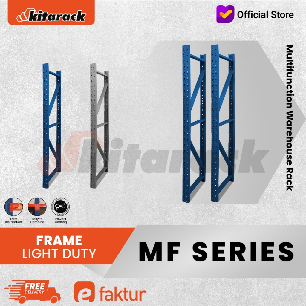 Jual Frame Rak Gudang KITARACK - MS Series LIGHT DUTY | Shopee Indonesia