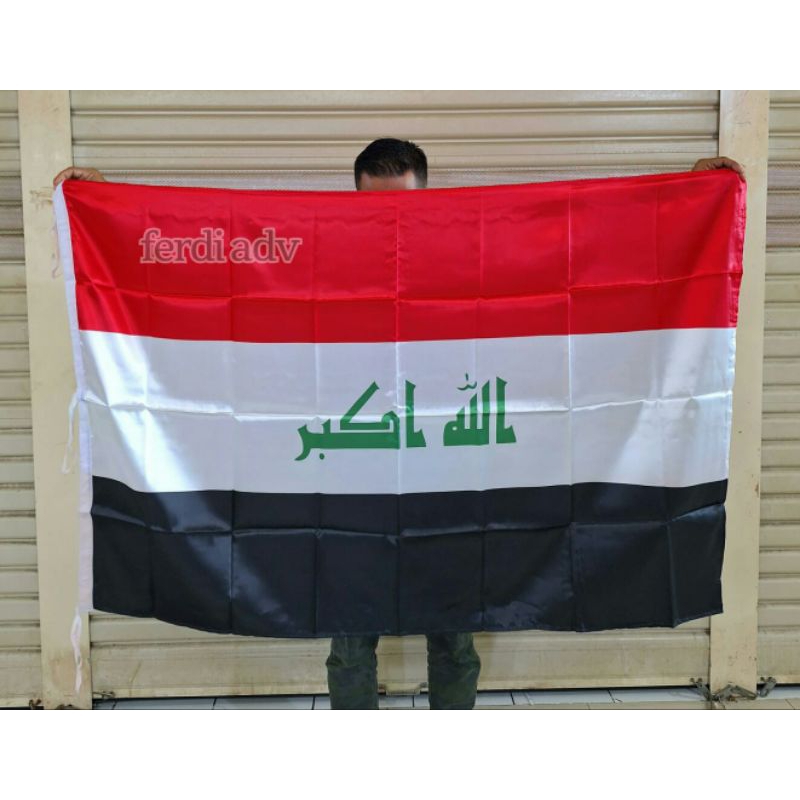 Jual bendera irak ukuran 90 x 135 cm | Shopee Indonesia
