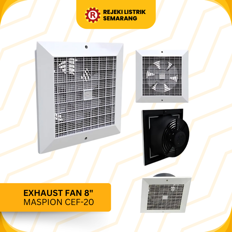 Jual EXHAUST FAN 8 INCH MERK MASPION CEF-20 Ceiling Exhaust Fan Kipas ...