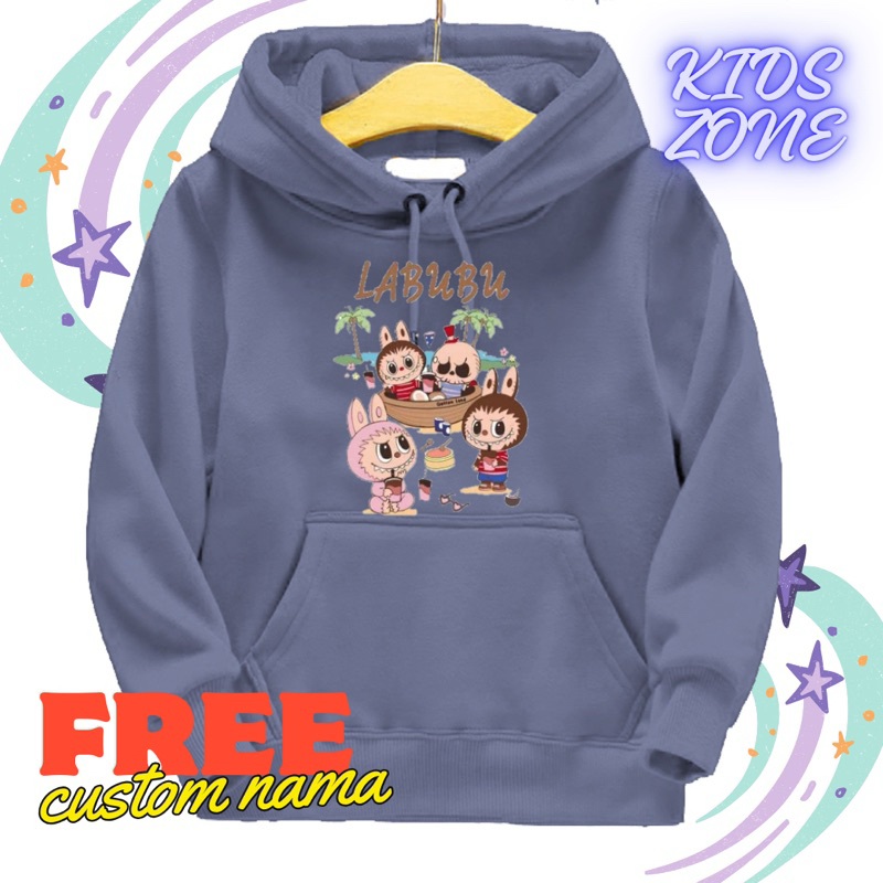Jual SWEATER HOODIE ANAK LABUBU USIA 2-11 tahun laki-laki dan perempuan ...