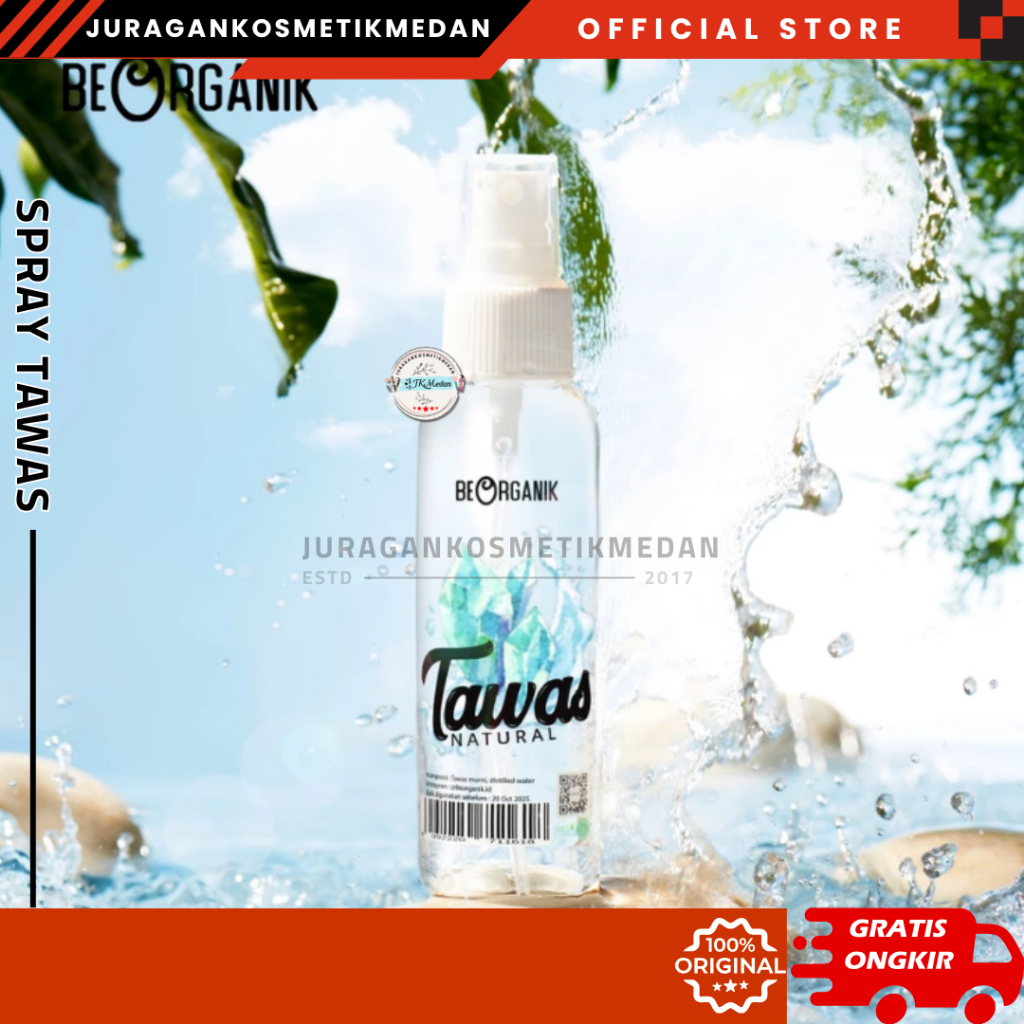Jual BEORGANIK SPRAY TAWAS ORIGINAL DEODORANT SPRAY CRYSTAL ...