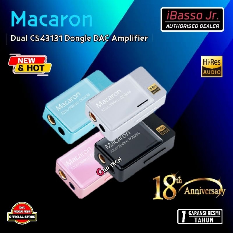 Jual iBasso Jr / Jr. Macaron Dual CS43131 DAC Dongle DAC Amplifier / DAC AMP Original | Shopee ...