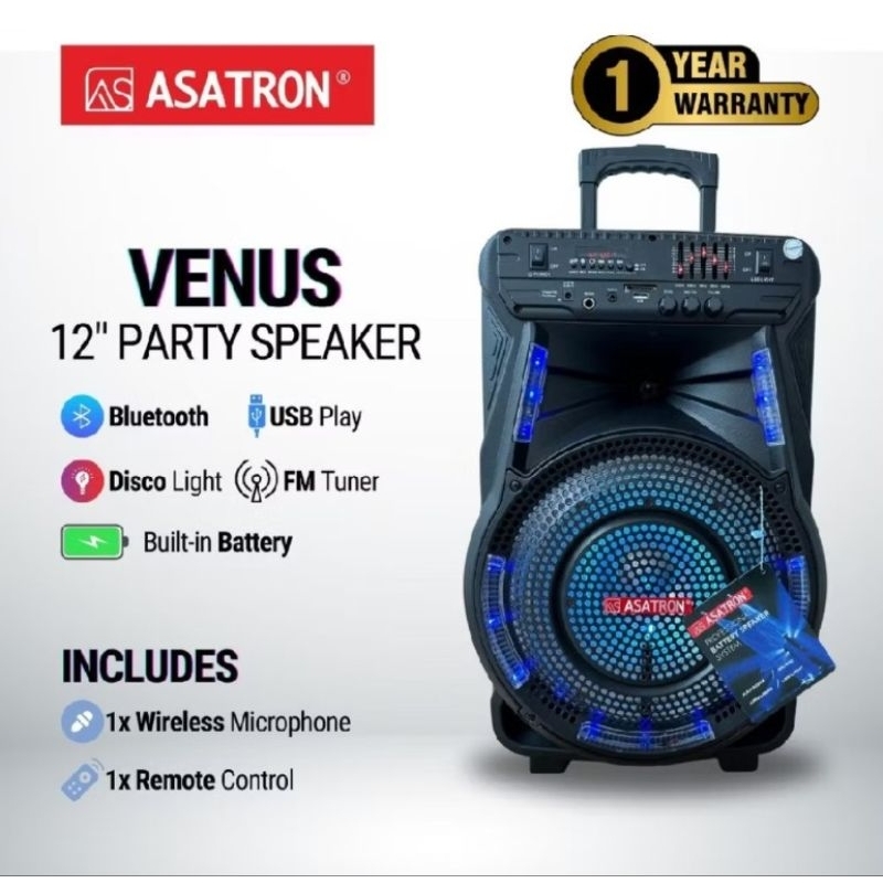 Jual Speaker Portable Asatron 12 inch Venus HT8879 SPEAKER VENUS ...