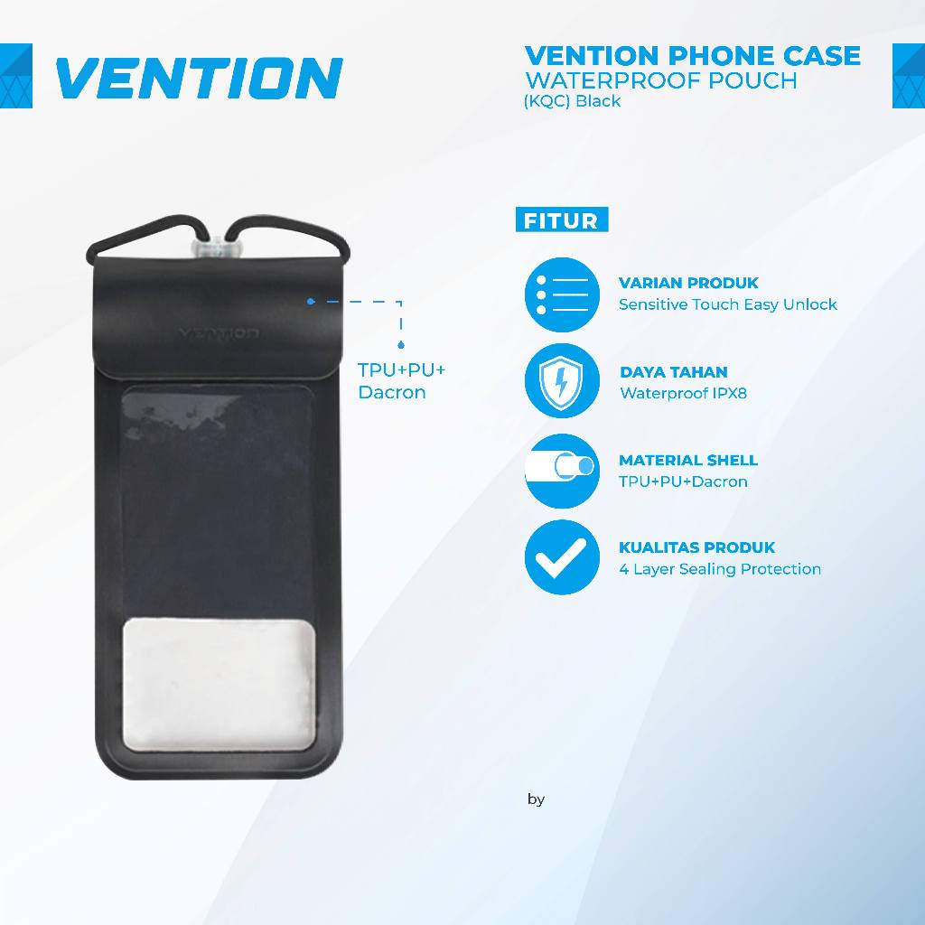 Jual Vention Waterproof Phone Case Pouch Cellphone Dry Bag Case ...