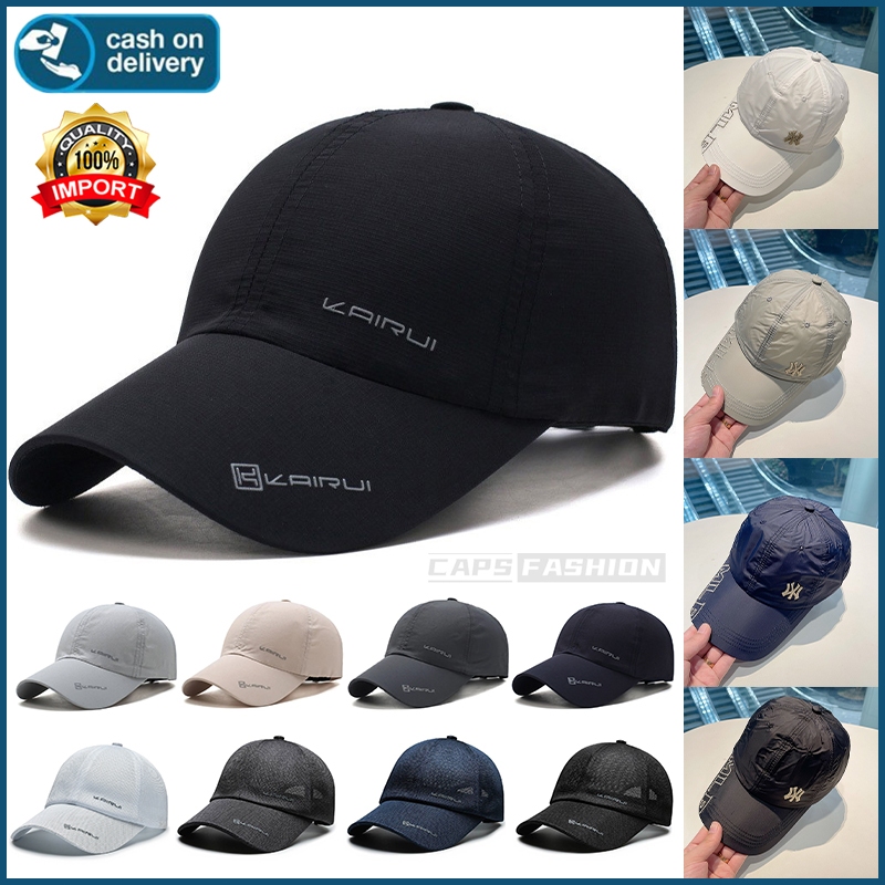 Jual Topi Baseball KAIRUI Topi Quick Dry Topi Olah Raga Topi Pria ...