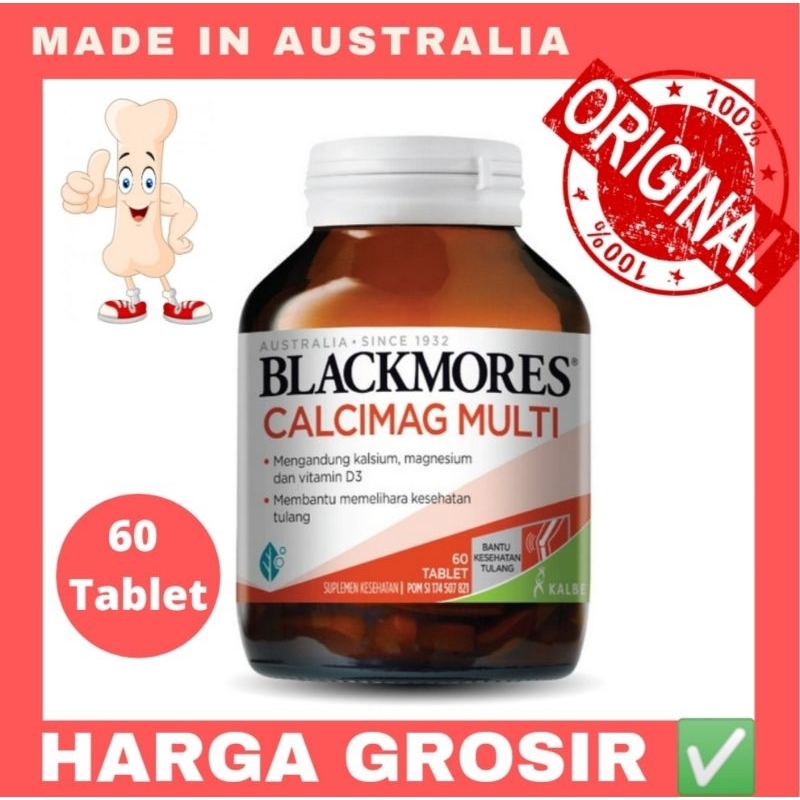 Jual BLACKMORES CALCIMAG MULTI ISI 60 TABLET | Shopee Indonesia