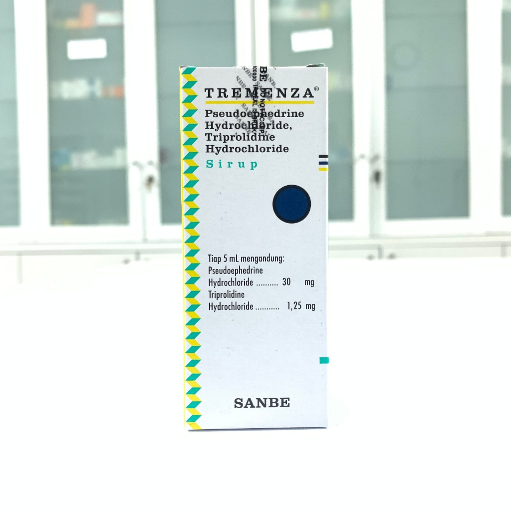 Jual TREMENZA Sirup 60 ml - Obat Flu/Pilek/Alergi Saluran Nafas Atas ...