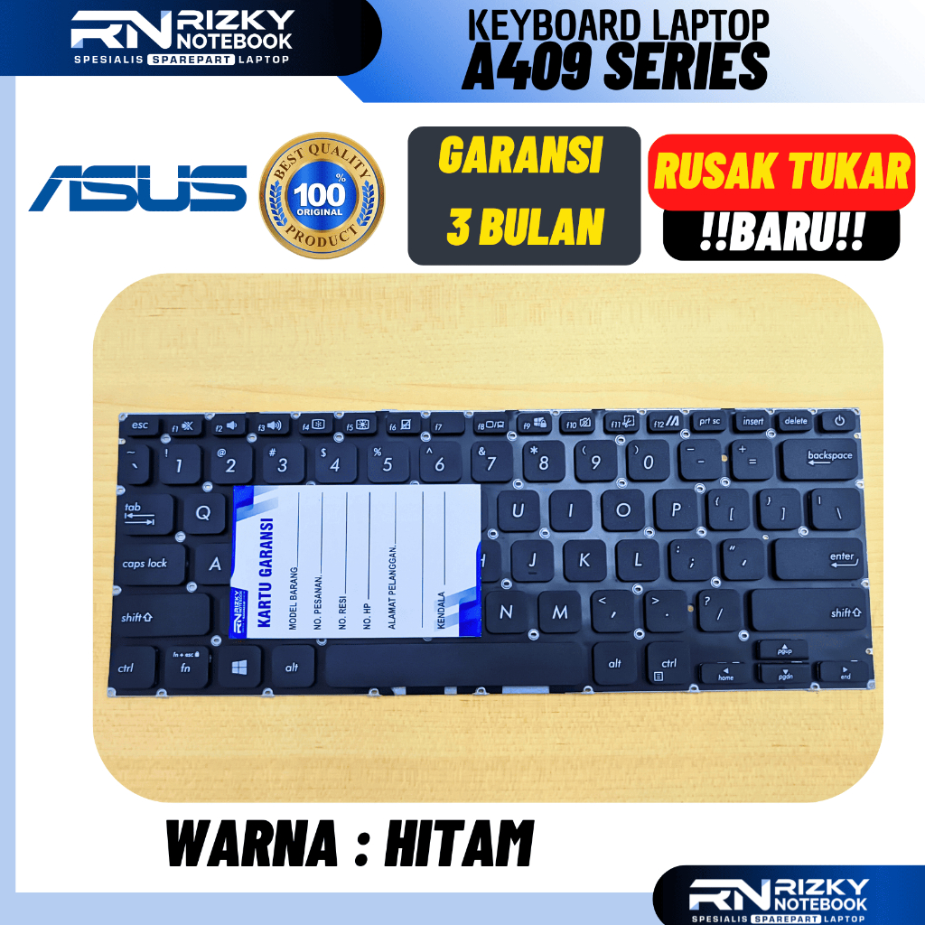 Jual ORIGINAL!!! KEYBOARD LAPTOP ASUS VIVOBOOK 14 A409 A412 X409 14 ...