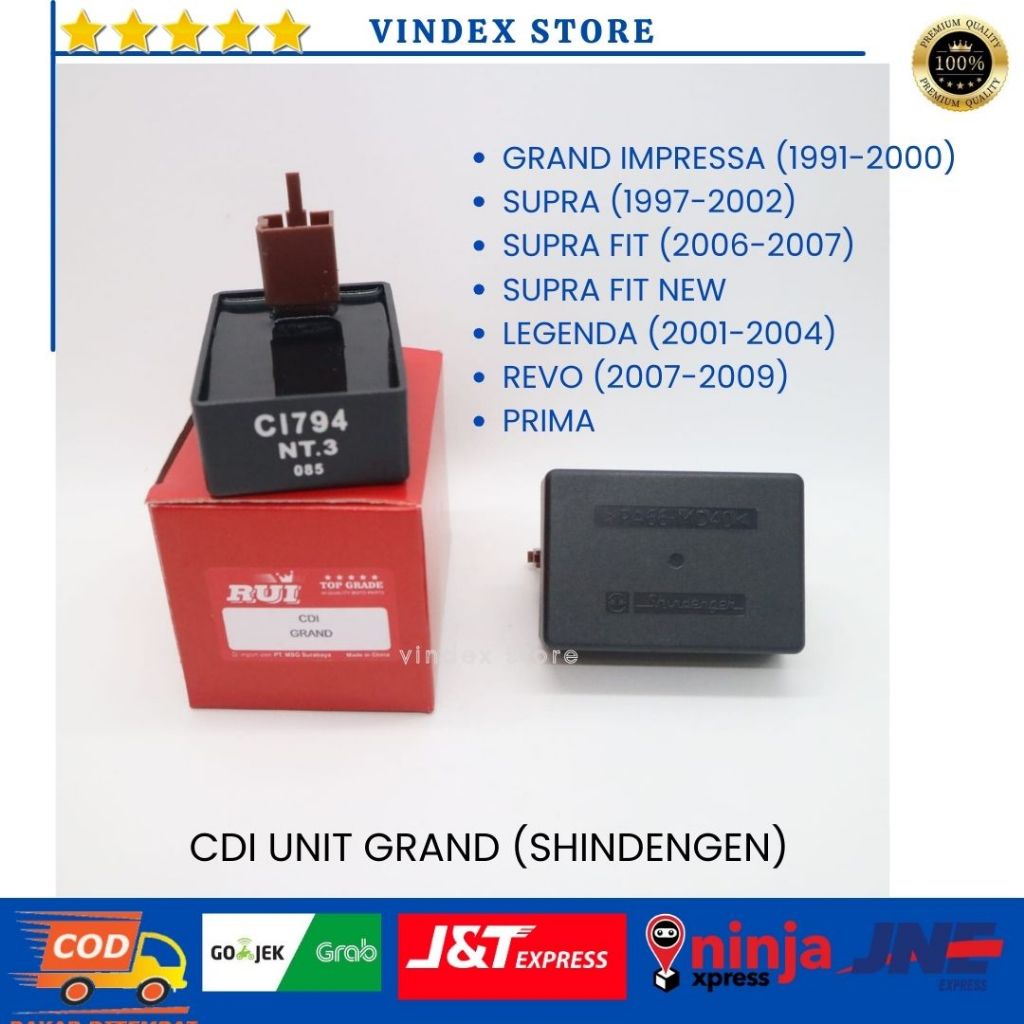 Jual CDI UNIT HONDA GRAND SUPRA LEGENDA SUPRA FIT SUPRA FIT NEW REVO ...