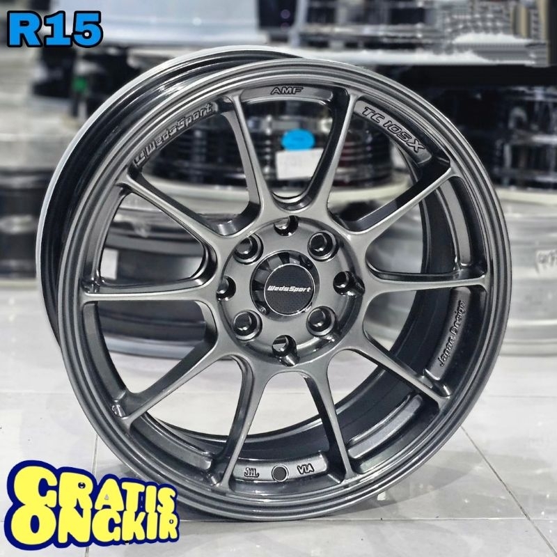 Jual velg racing mobil R15 WEDSSPORT TC105X Avanza Xenia Livina velg ...