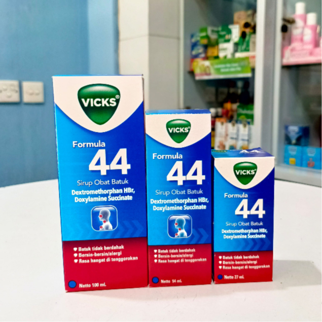 Jual VICKS FORMULA 44 Dewasa - Obat Batuk Kering & Pilek | Shopee Indonesia