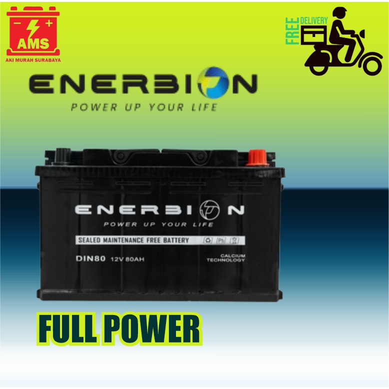 Jual AKI KERING UNTUK INNOVA REBORN ENERBION DIN 80 12V 80 AH GARANSI 1 TAHUN GRATIS KIRIM ...