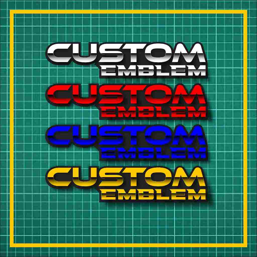 Jual EMBLEM MOTOR CUSTOM EMBLEM AKRILIK CUSTOM 2 PCS EMBLEM MOTOR ...