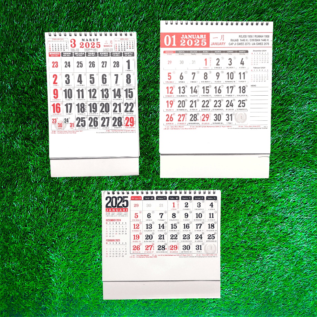 Jual Kalender Kerja Meja Tegak Landscape / Kalender Meja Kerja Duduk ...