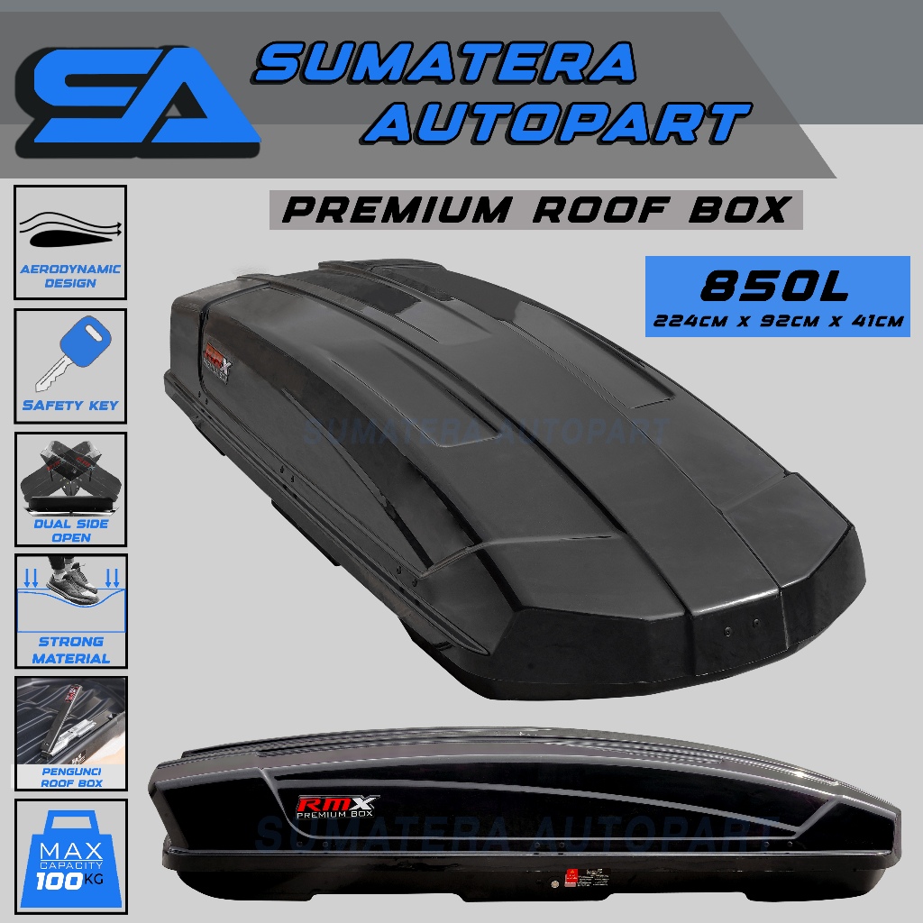 Jual Roof Box Roofbox Bagasi Atas Mobil Universal Material Abs+Pmma ...