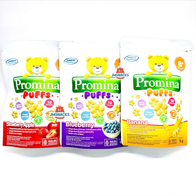 Jual [PROMO!!] PROMINA Puffs 15gr MPASI Snack Bayi - Cemilan Bayi aneka ...
