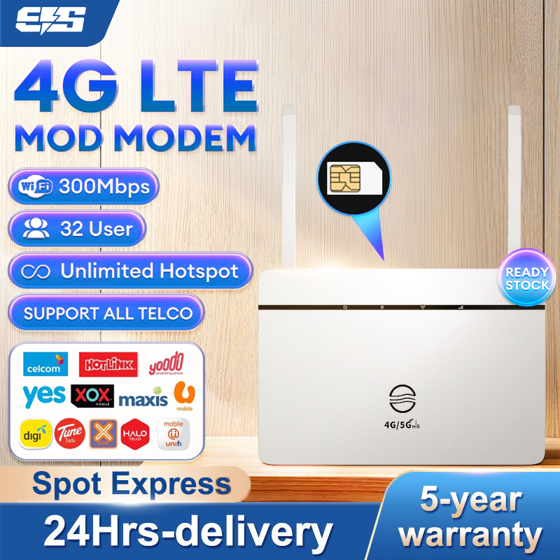 Jual 4G Modem Wifi 5G Modified Unlimited Router Internet Sim Router LTE ...