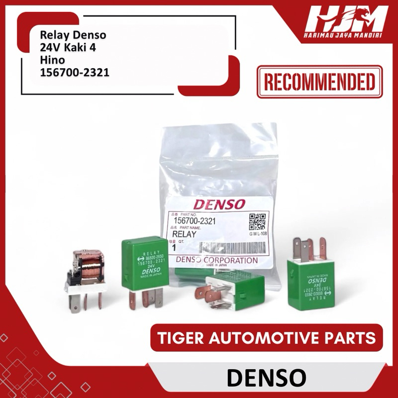 Jual Relay Denso Hijau 24V Kaki 4 Pin - Relai Rilei Hino Hijau 156700 ...