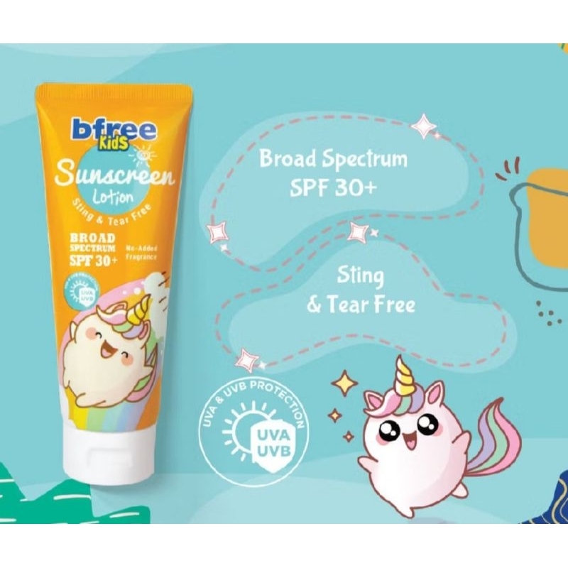 Jual BFREE kids lotion sunscreen Anak SPF 30+ 100ml | Shopee Indonesia