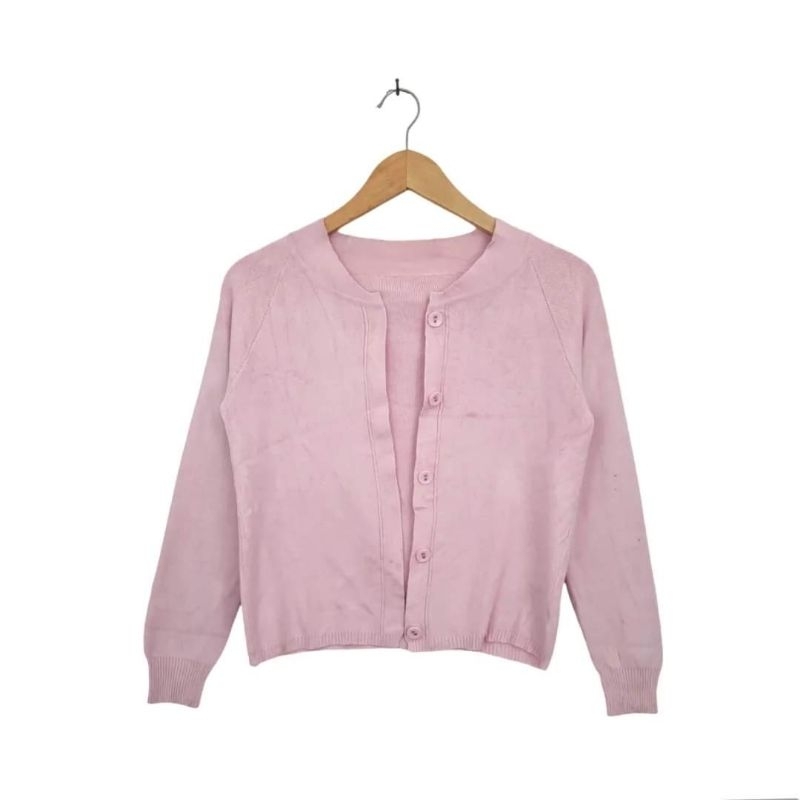 Jual Cardigan Outer Premium Kutub Baby Pink (KODE : B43 -12 ) | Shopee ...