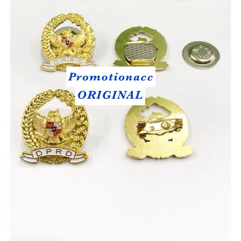 Jual Pin DPRD Peniti Magnet Kuningan PREMIUM Tebal 100% ORIGINAL ...