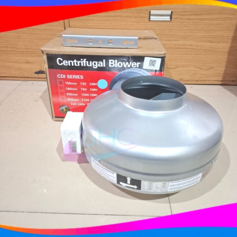 Jual Blower Hisap 3 4 5 6 8 10 12.6 inch Centifugal Blower Duct Inline ...