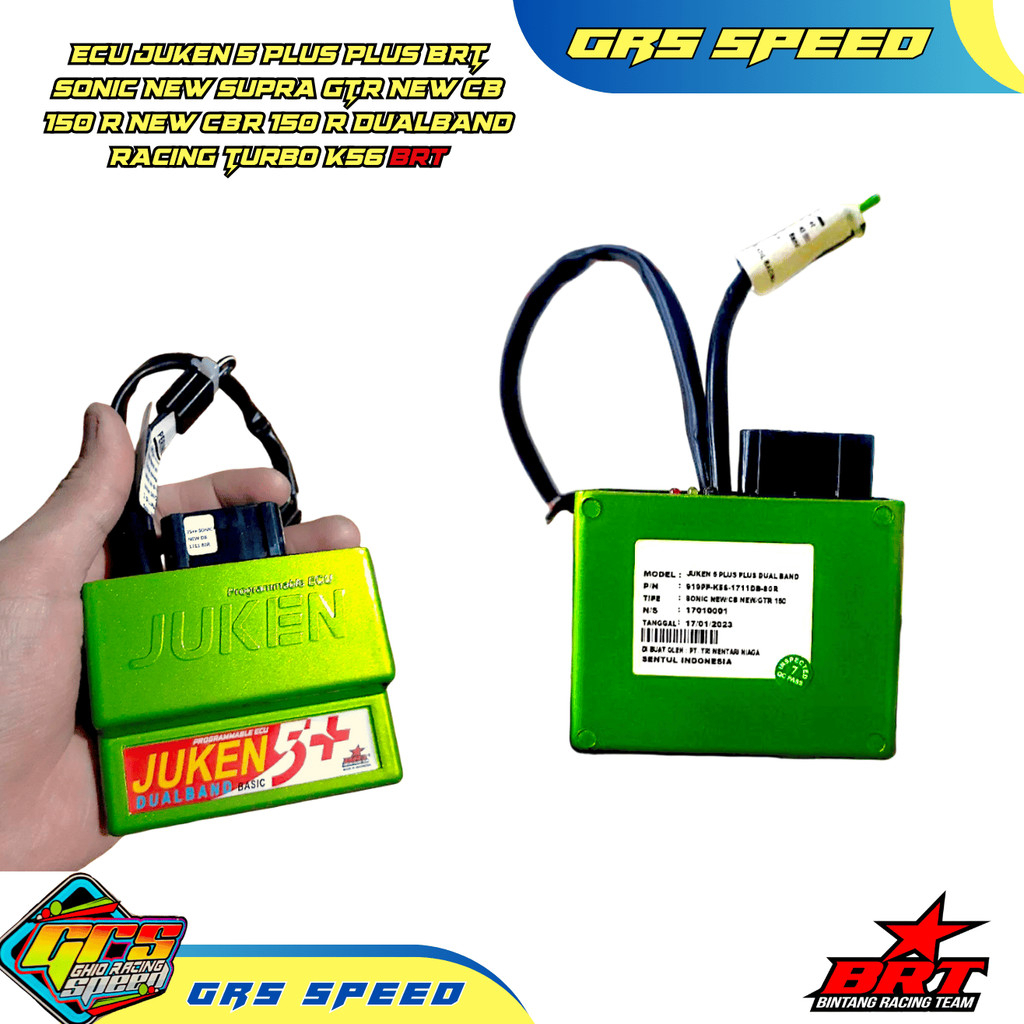 Jual GRS ECU Juken 5 Plus Plus BRT Sonic New Supra GTR New CB 150R New ...