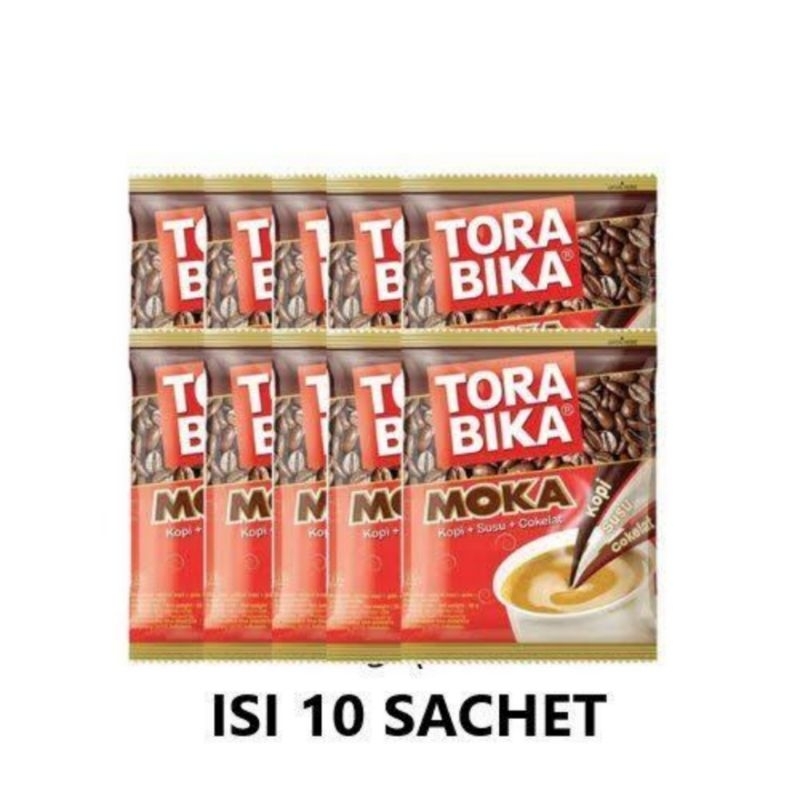 Jual TORA BIKA | TORA MOKA RENCENG ISI 10 SACHET, PERPADUAN KOPI, SUSU ...
