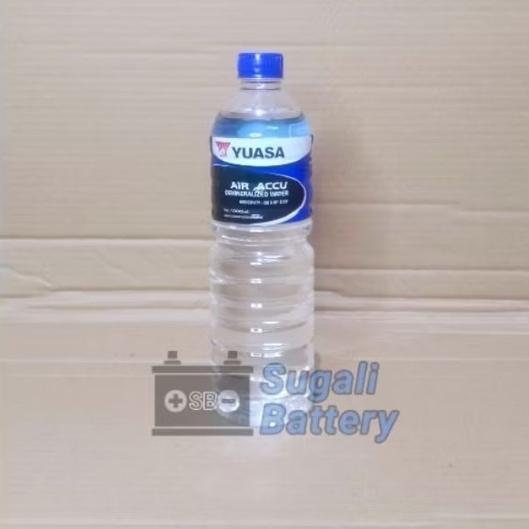 Jual Air Accu Air Demin Water YUASA 1 Liter Air Aki Basah Motor dan ...