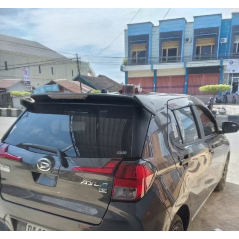 Jual spoiler agya ayla 2023-2025 plus lampu rem modif | Shopee Indonesia