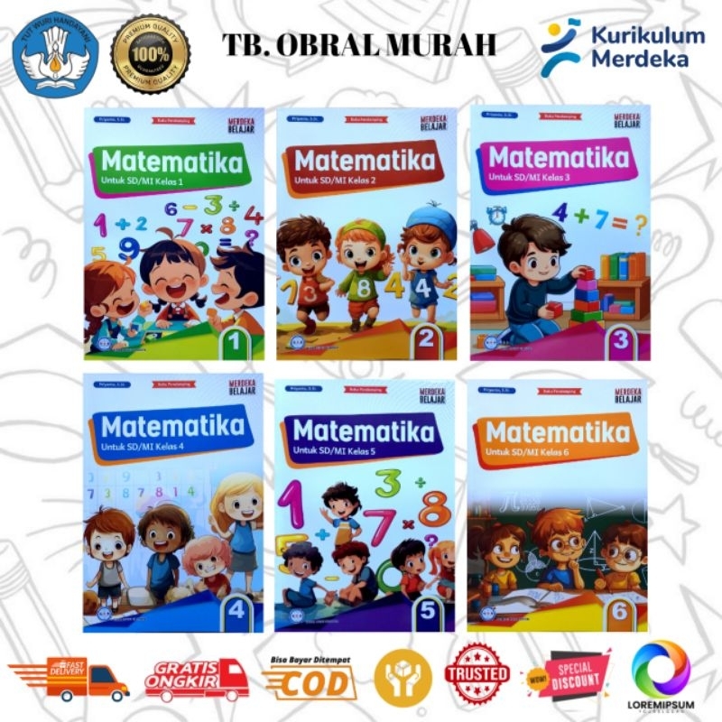 Jual BUKU SISWA MATEMATIKA (GOS) GLOBAL OFFSET SEJAHTERA KELAS 1,2,3,4,5,6 SD/MI KURIKULUM ...