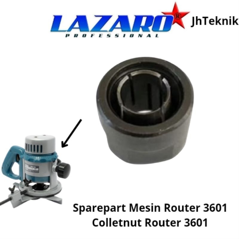 Jual JHTeknik Sparepart Mesin Router 3601 Colletnut Router 3601/Mur ...