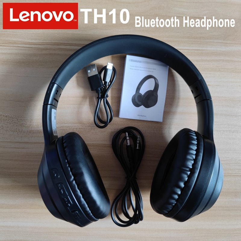 Jual Lenovo Thinkplus Headphone Headset Foldable Bluetooth 5.1 with Mic ...