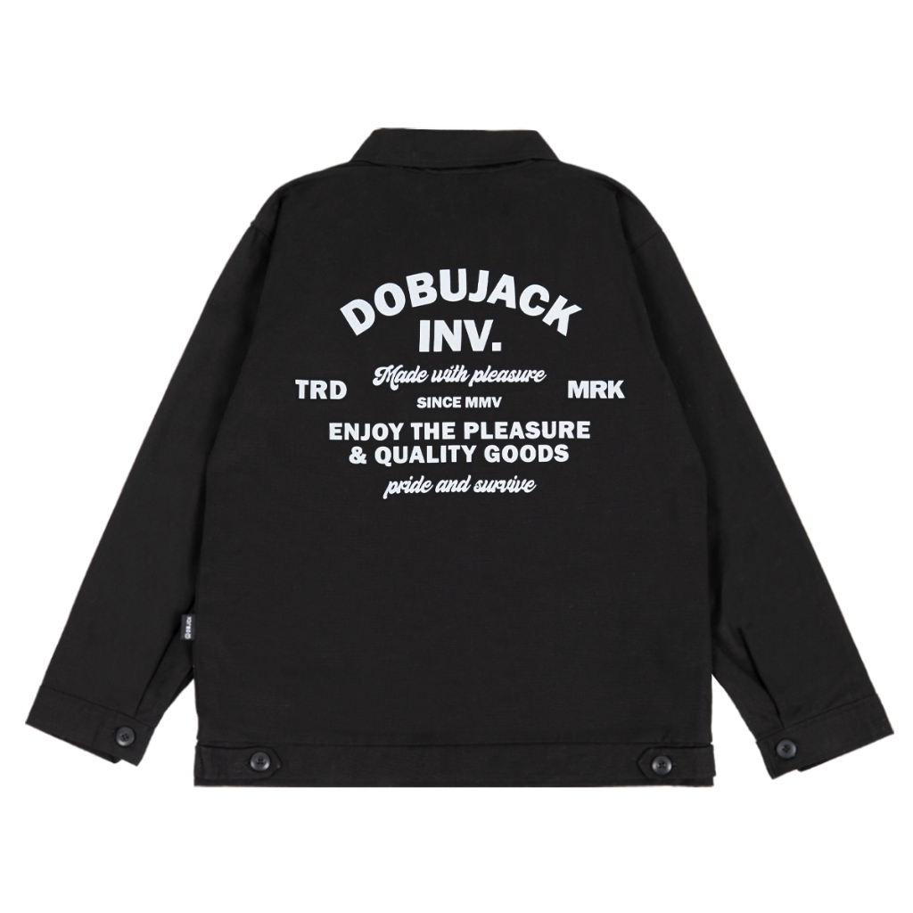 Jual Dobujack Work Jacket Salvio Black | Shopee Indonesia