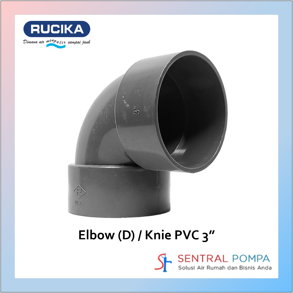 Jual Knie ( Elbow ) RUCIKA D 3 Inch Knee / Keni 3" | Sentral Pompa | Shopee Indonesia