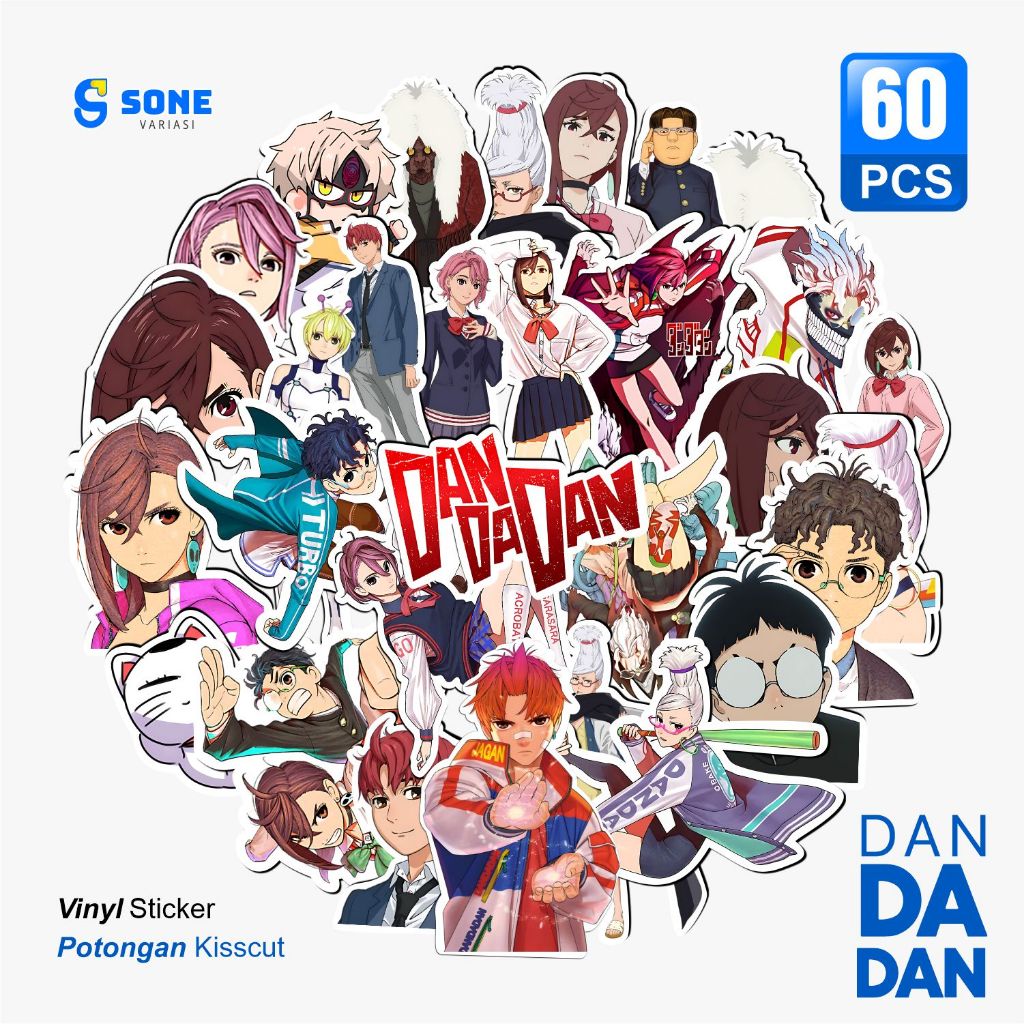 Jual Sticker Pack Dandadan Aesthetic Paper Vinyl Waterproof Dekorasi ...