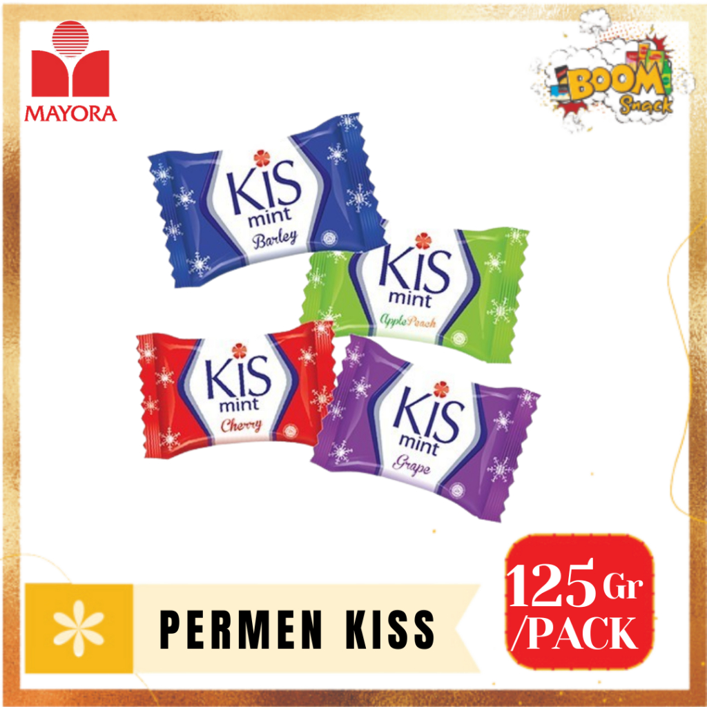 Jual PACK - Permen Kiss Mint 125gram/pack | Shopee Indonesia
