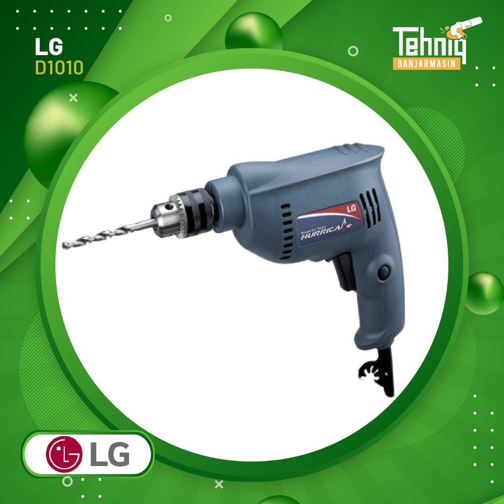 Jual Mesin Bor Impact Drill 10mm LG D-1010 / Mesin Bor Besi Kayu LG D-1010 | Shopee Indonesia