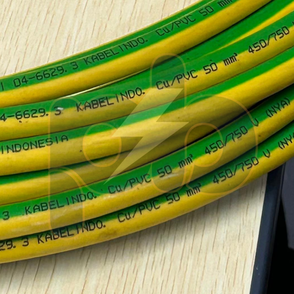 Jual Kabel Grounding 50 mm Kabelindo / Kabel Grounding NYA 50mm Merk Kabelindo / Kabel NYA ...