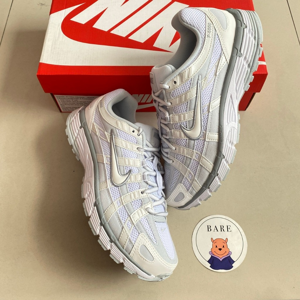 Jual Nike P-6000 Summit White Pure Platinum Women [FV6603-101] | Shopee ...